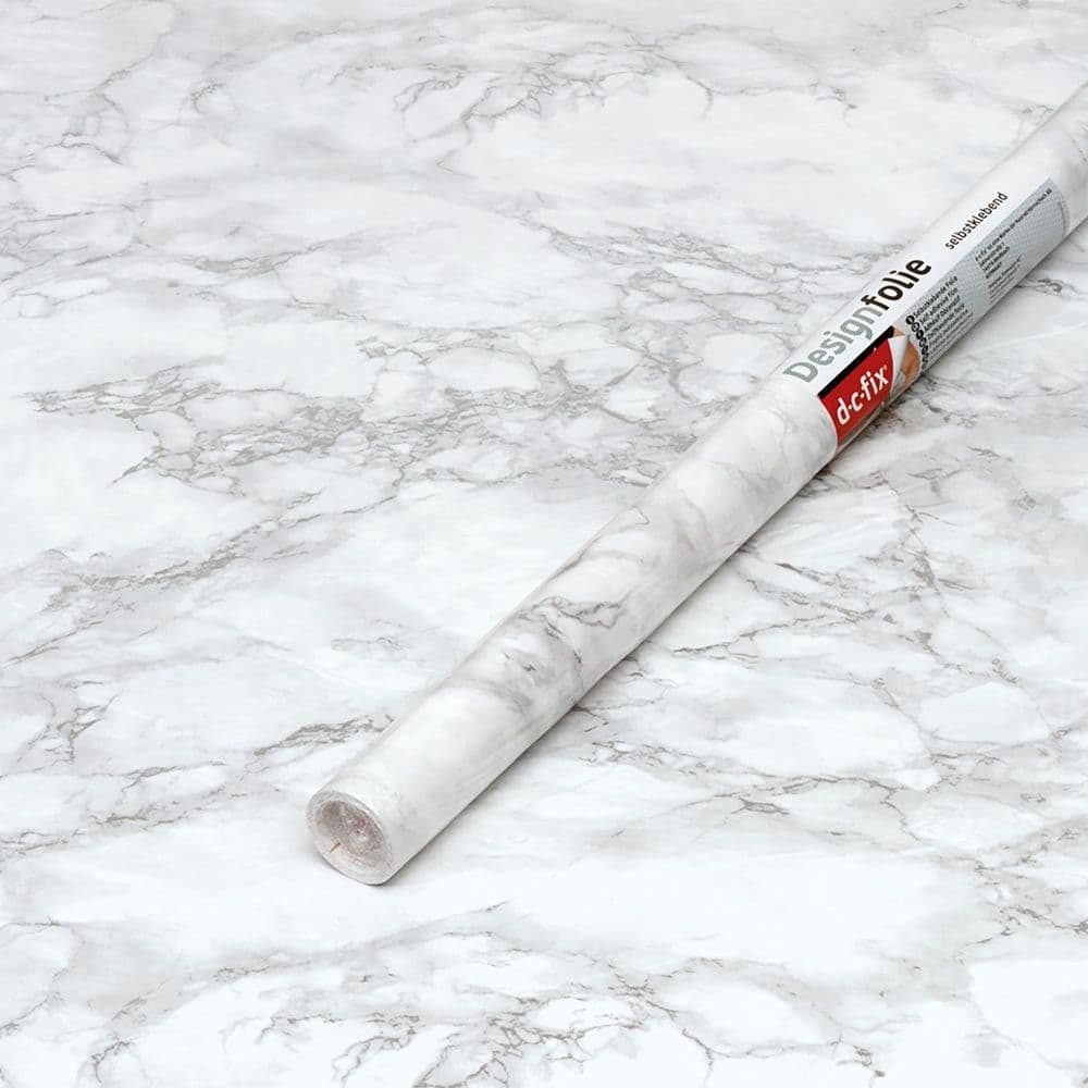 d-c-fix Cortes Silver Marble Sticky Back Vinyl Furniture Wrap