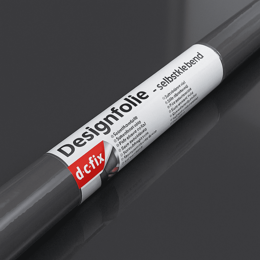 D-C-Fix Gloss Anthracite Grey Sticky Back Vinyl wrap 346-8173 67cm x 2m