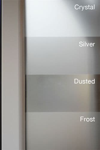 Dusted Premium Etch Glass Window Film - 7 year life