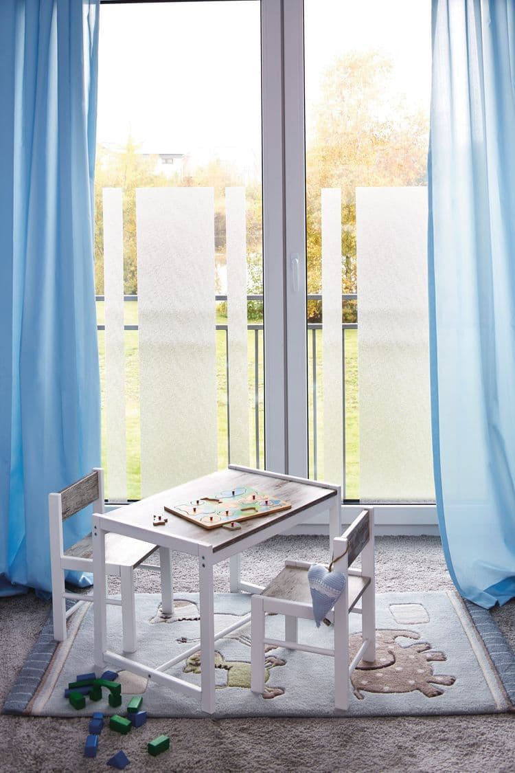 Modern Decorative Static Window Stripes - Ava - 200cm x 30cm