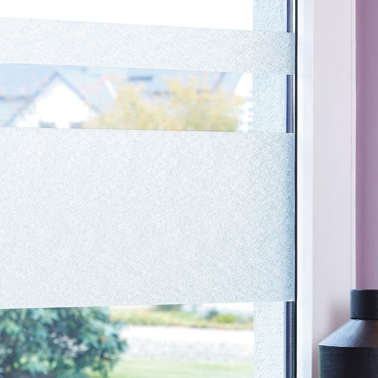 Modern Decorative Static Window Stripes - Ava - 200cm x 45cm