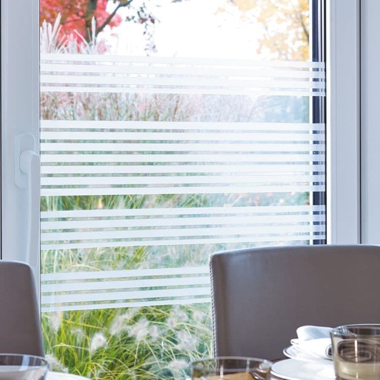 Modern Decorative Static Window Stripes - Clarity -321-9002- 200cm x 30cm