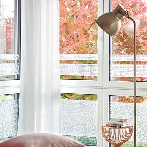 Modern Decorative Static Window Stripes - Milton - 200cm x 15cm