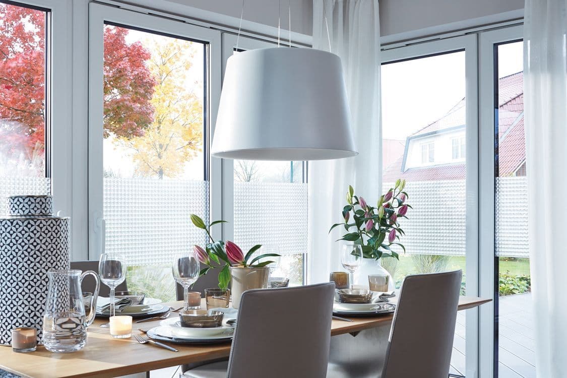 Modern Decorative Static Window Stripes - Milton - 200cm x 45cm