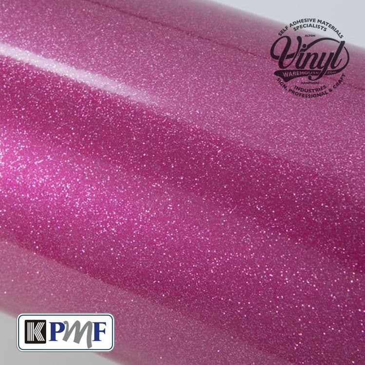 Pink Heavy Glitter Metal Flake Vinyl - Professional Cast Vehicle Wrap ...