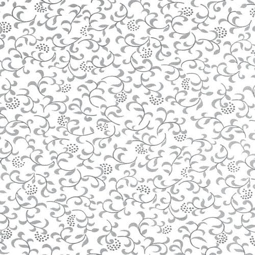 Sonja Design Floral Black/White Sticky Vinyl 380-0031 45cm x 2m