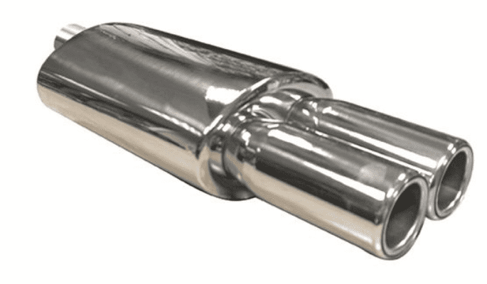 Urban X Muffler Twin Round Pipes