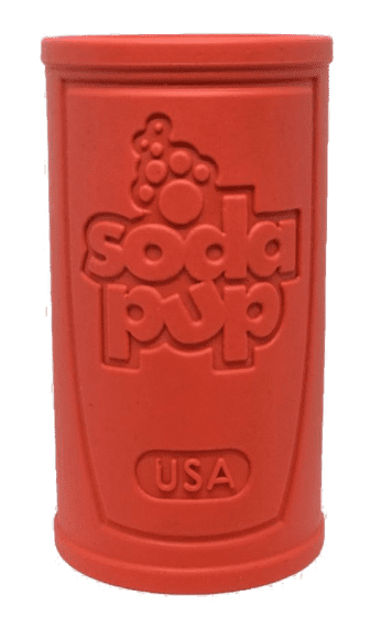 Sodapup Soda Can Chew Toy and treat dispenser