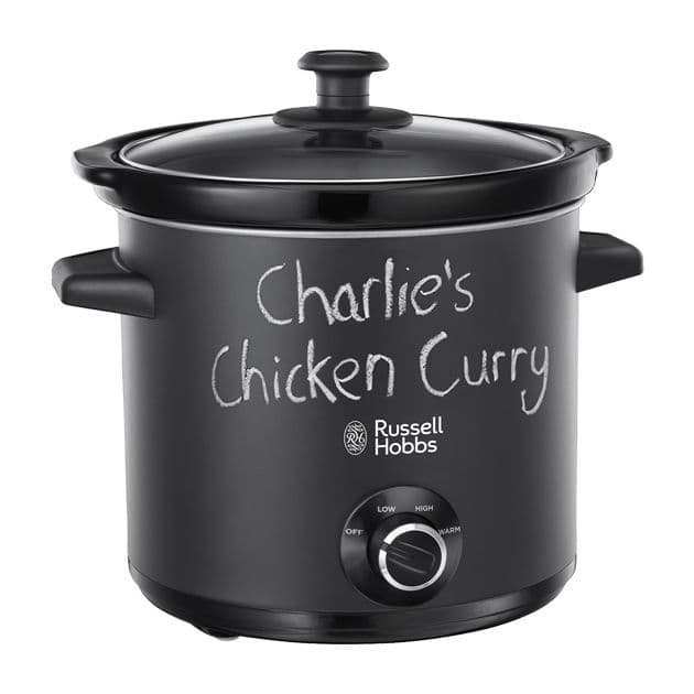 Russell Hobbs 3 5Lt Chalk Board Slow Cooker Black RH4180