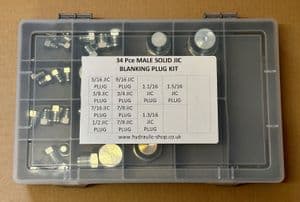 34 Pce JIC MALE BLANKING PLUG KIT
