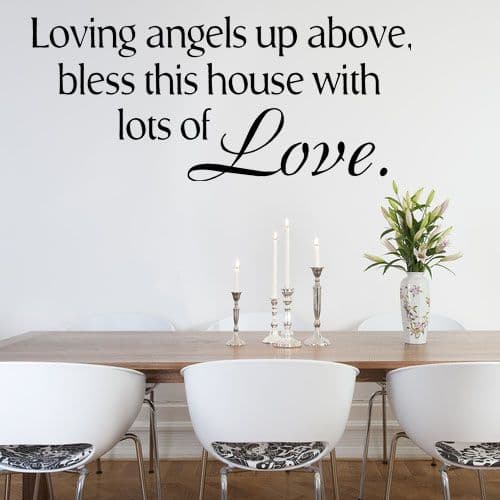 Loving Angels Up Above Wall sticker / decals