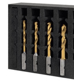 HMT 4 piece tapping sized Versadrive HSS Cobalt drill bit set from wasp ...