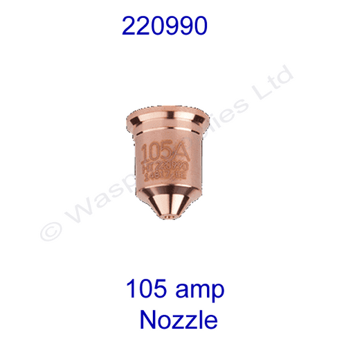 Hypertherm 220990 powermax 105 plasma cutting nozzle pk 5 buy online at ...