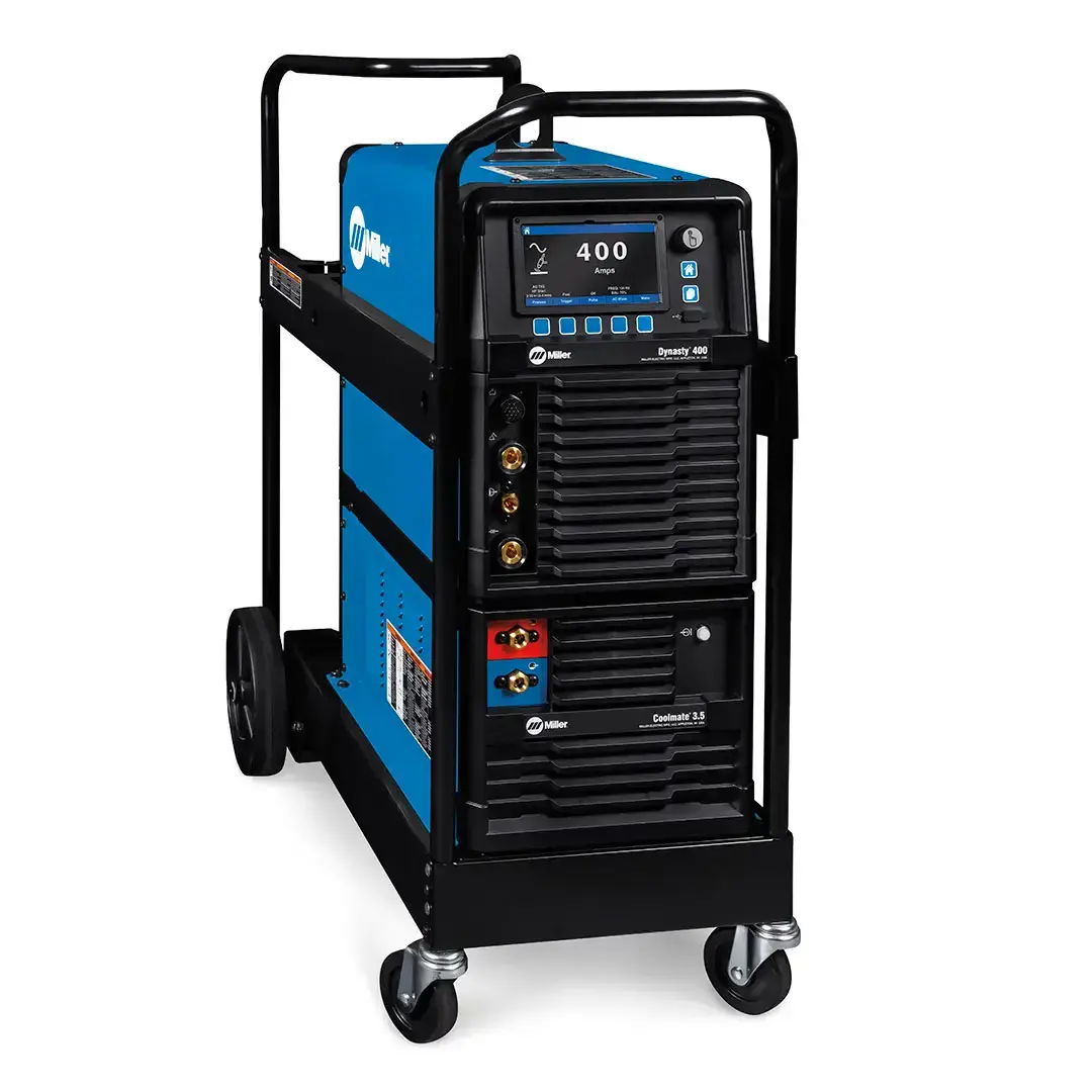 Miller Dynasty 400 AC DC Tig Welder water cooled package