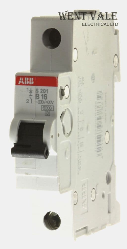 ABB System Pro M Compact 200 Series - S201 - 16a Type B Single Pole MCB Used
