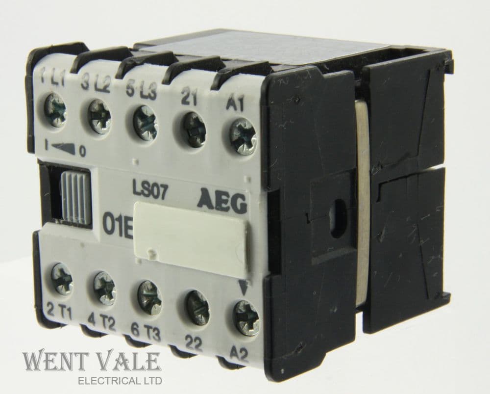 AEG LS07 01E - 910-302-031-99 - 16a 4 Pole Mini Control Relay 15v Coil ...