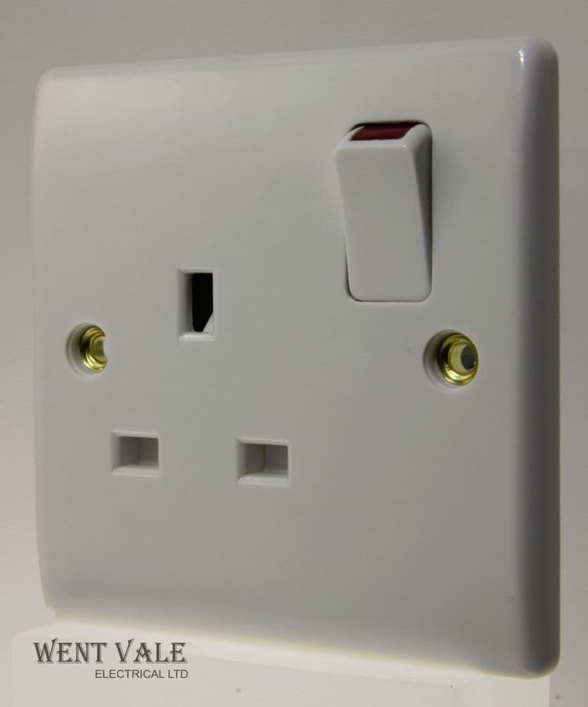 BG Nexus - 821DP-01 - 13a Single Double Pole Switched Socket New