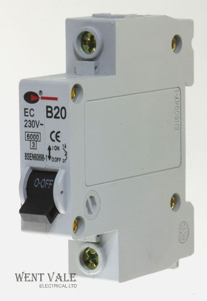 CGD EC-1B20 - 20a Type B Single Pole MCB Used