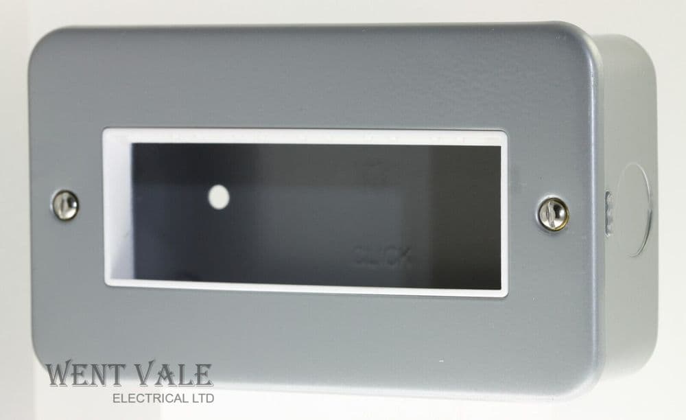Click Essential Metalclad - CL426 - 2g Surface Mounted Box for MiniGrid ...
