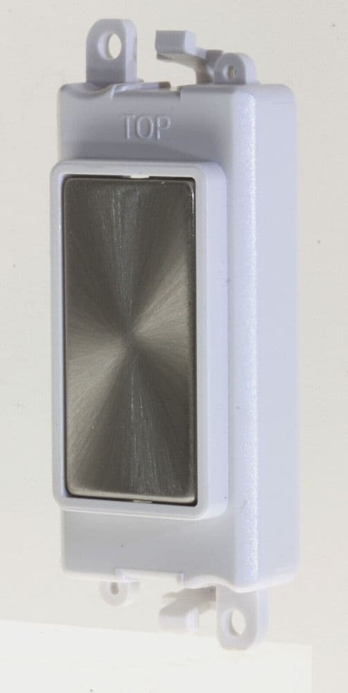 Click Grid Pro - GM2008PWSC - Grid Switch Blank Module in Satin Chrome