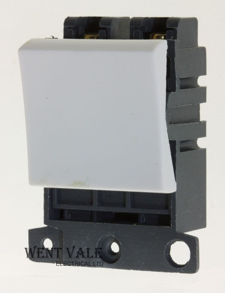 Click Mini-Grid - MD022PW - 20ax Double Pole Mini Grid Double Width Sw ...
