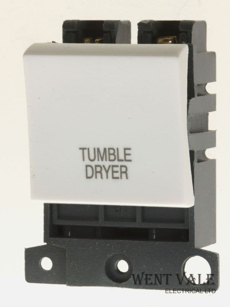 Click Mini-Grid MD022PWTD - 20ax D/Pole Wide Mini Grid Sw Module Tumble ...