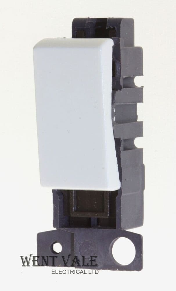 Click Mini Grid - MD028PW - 10ax Intermediate Switch Module with White ...