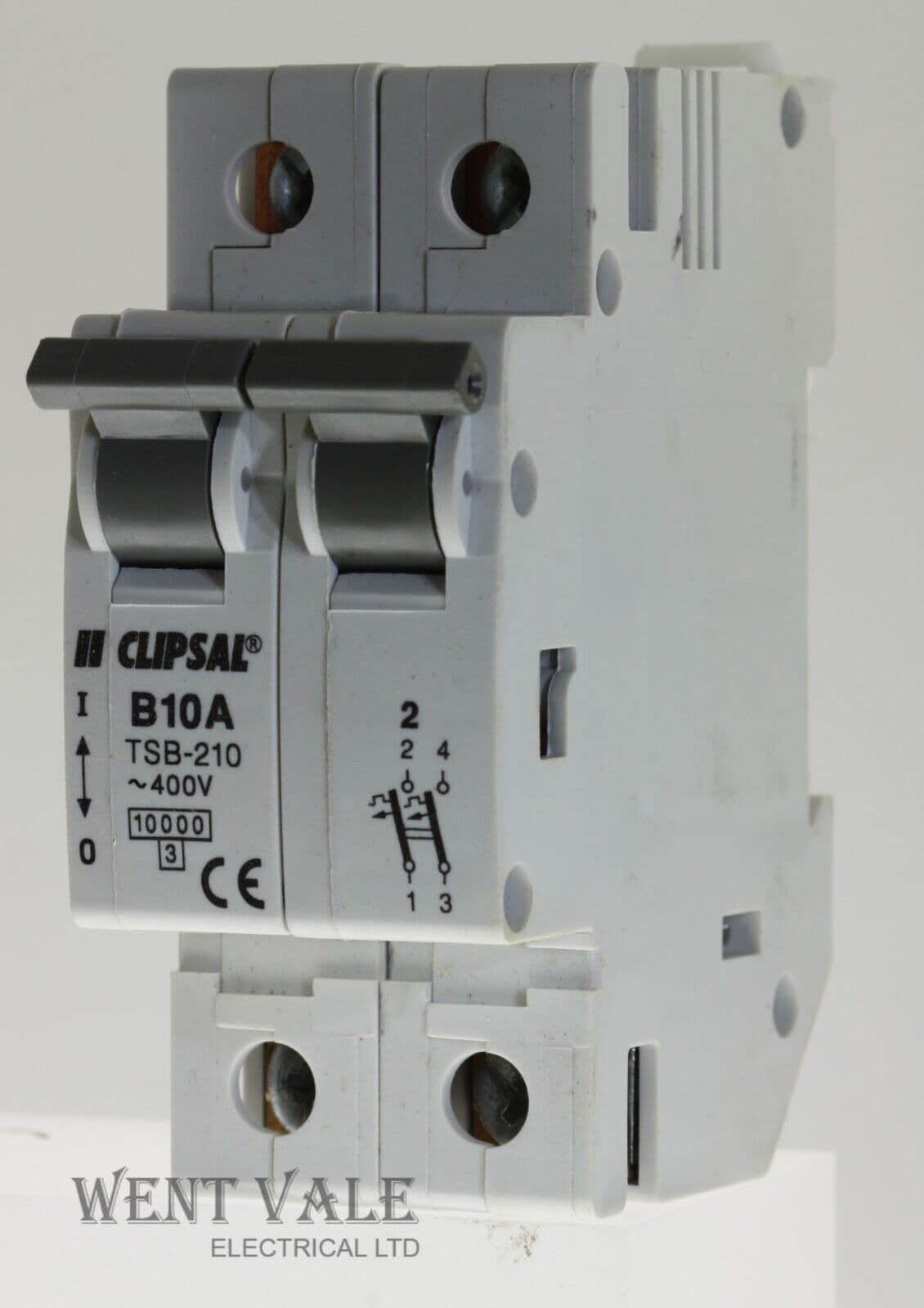 Clipsal TSB-210 - 10a Type B Double Pole MCB Unused