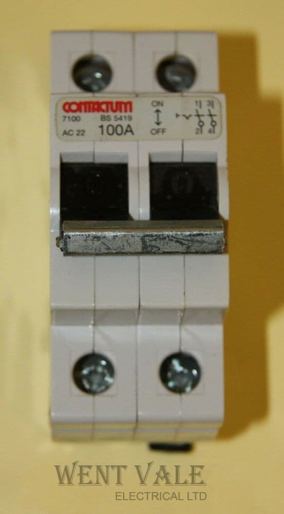 Contactum 7000 Series - 7100 - 100a Switch Disconnector Used