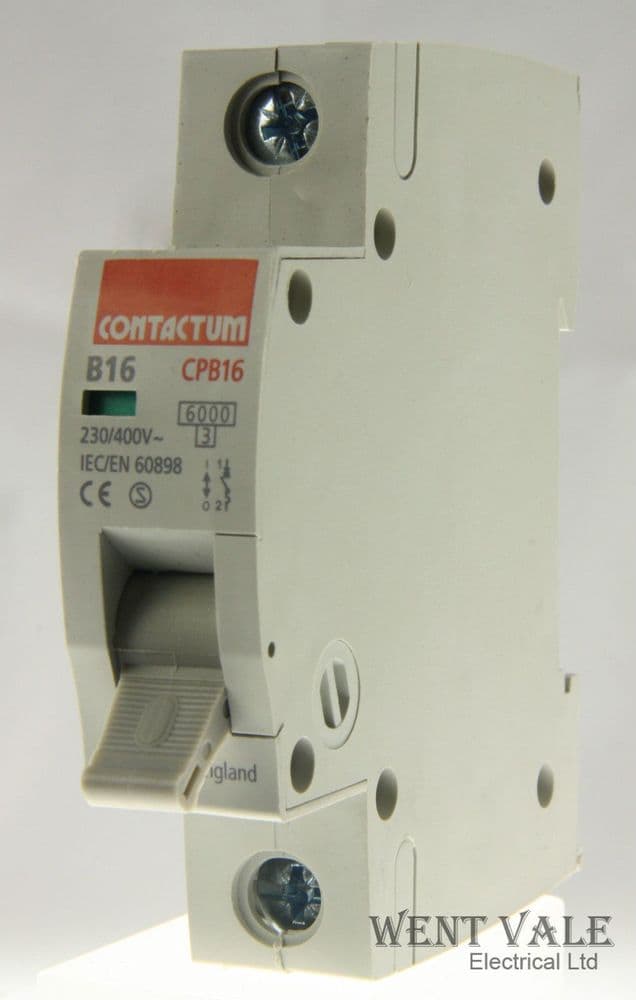 Contactum CP Range - CPB16-B16/1 - 16a Type B Single Pole MCB Unused