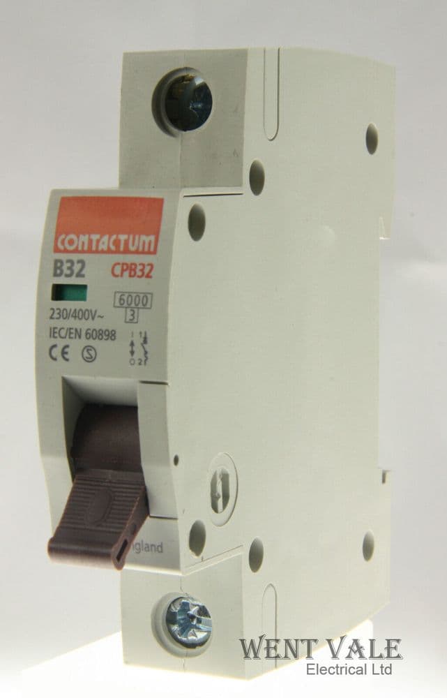 Contactum CP Range - CPB32 - 32a Type B Single Pole MCB Used