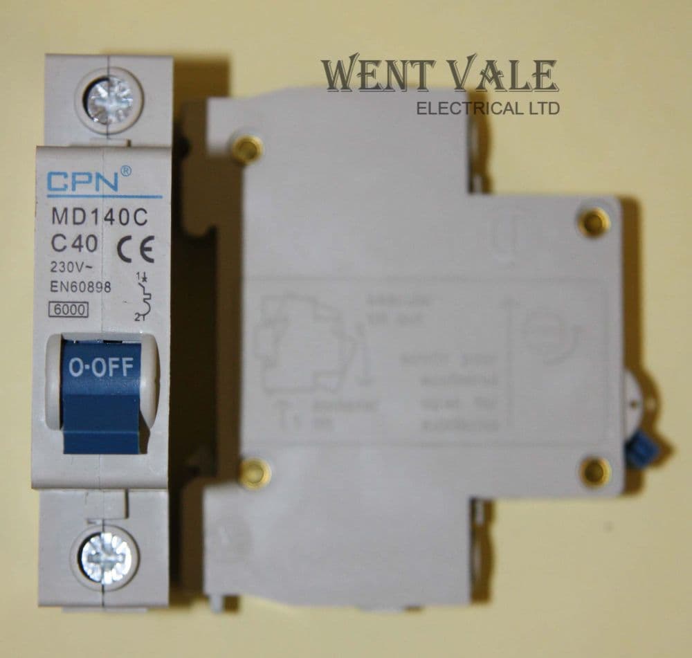 CPN MD140C - 40a Type C Single Pole MCB Un-used