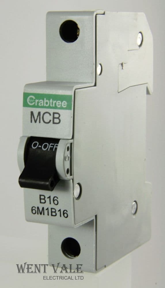 Crabtree Loadstar - 6M1B16 - 16a Type B Single Pole MCB Unused