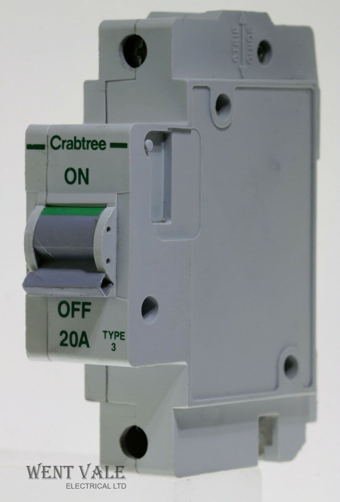Crabtree Polestar - 603/20 - 20a Type 3 Single Pole MCB Used