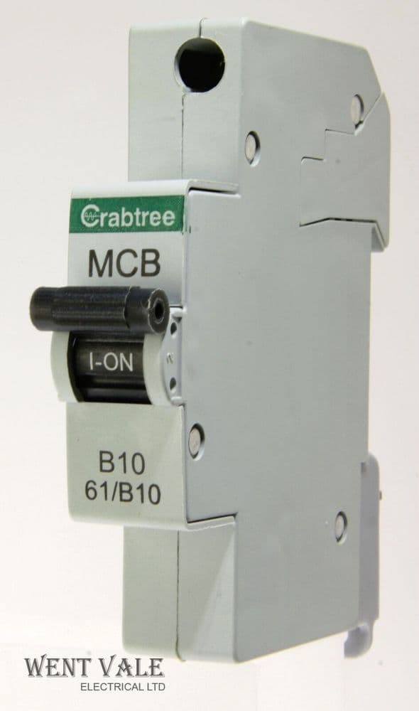 Crabtree Starbreaker - 61/B10 - 10a Type B Single Pole MCB Used