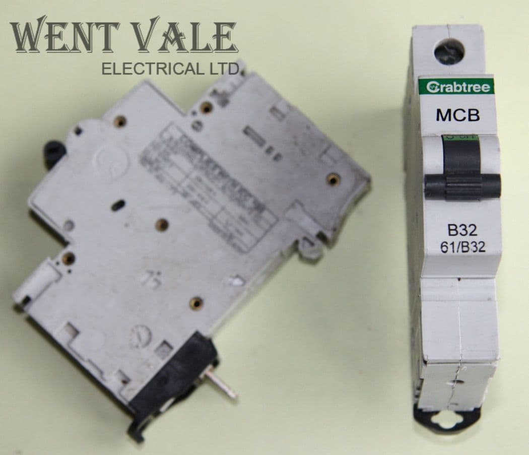 Crabtree Starbreaker - 61/B32 - 32a Type B Single Pole MCB Used