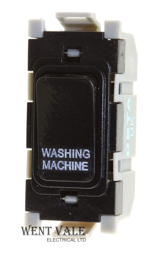 Deta Grid Switch - G3554BK - 20a D/Pole Grid Switch Module "Washing ...