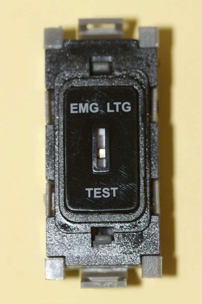 Deta Gridswitch G3538BK 20a Double Pole Grid Key Switch Module Emg Lt ...