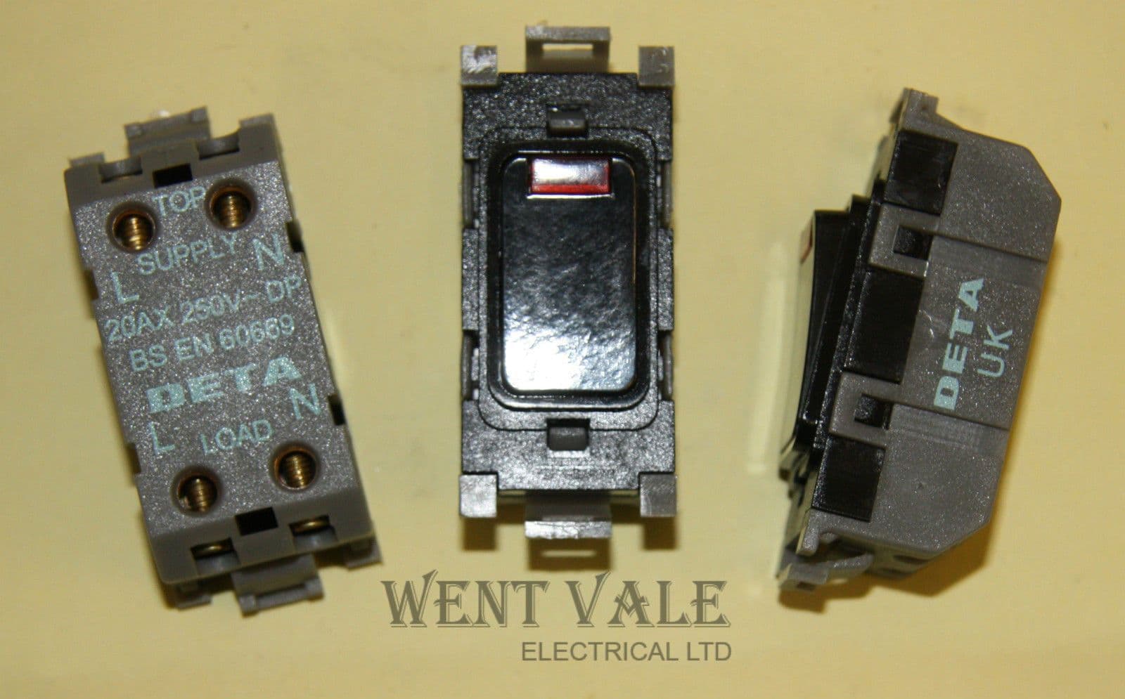 Deta Gridswitch - G3581BK - 20a Double Pole Grid Switch Module ...