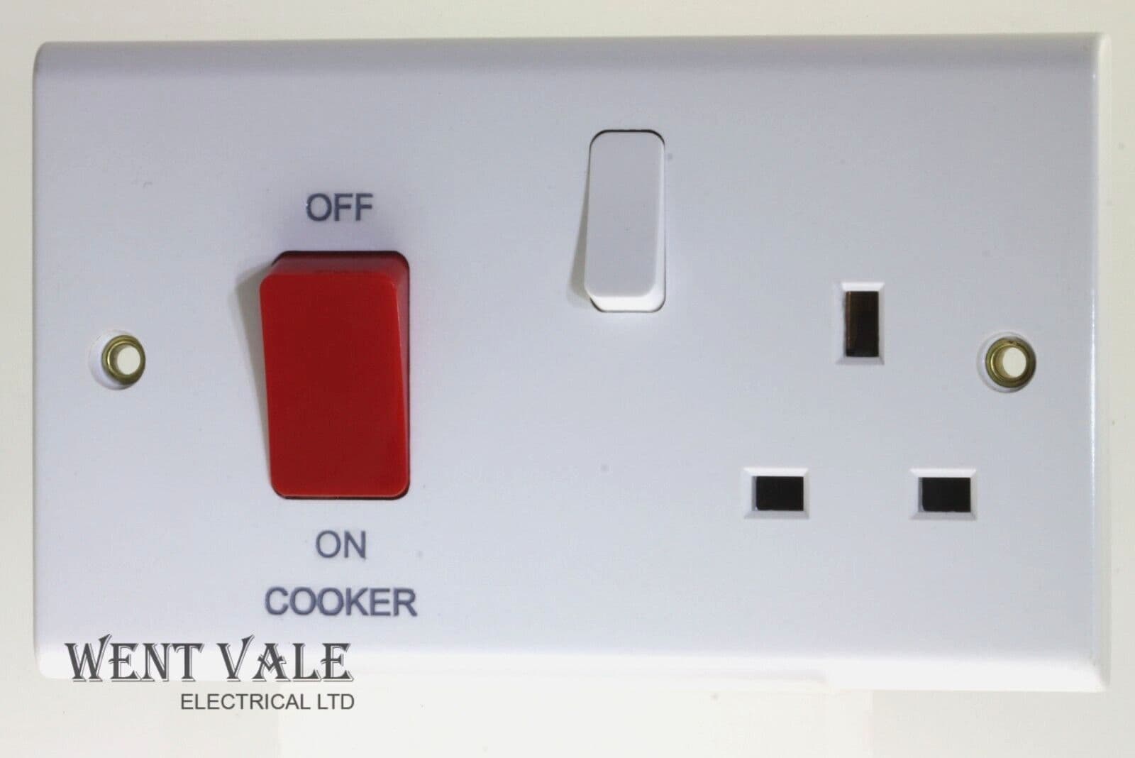 Deta Slimline - S1302 - 45a Combination Double Pole Cooker Control and ...