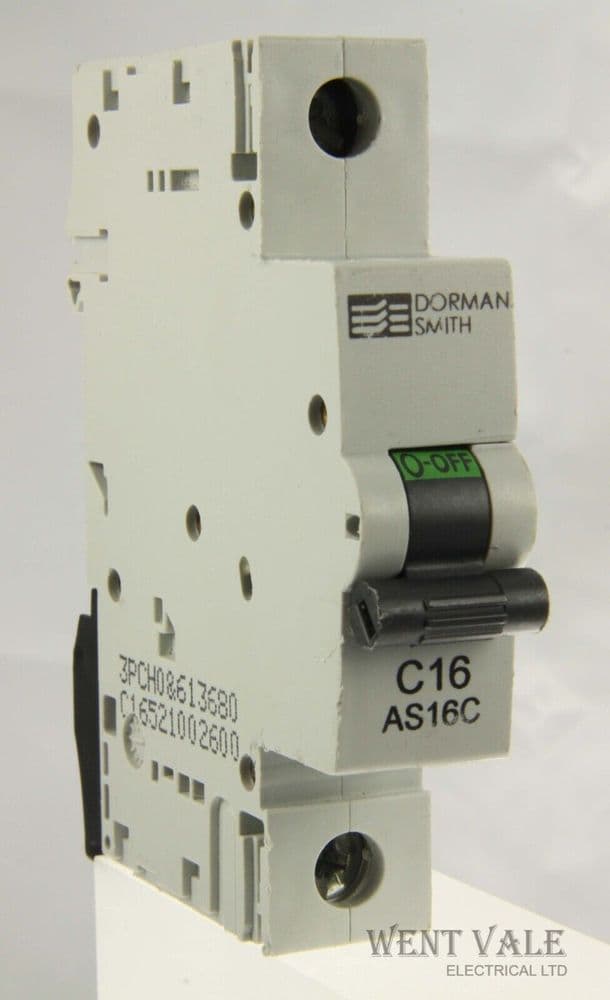 Dorman Smith AS16C - 16a Type C Single Pole MCB Used