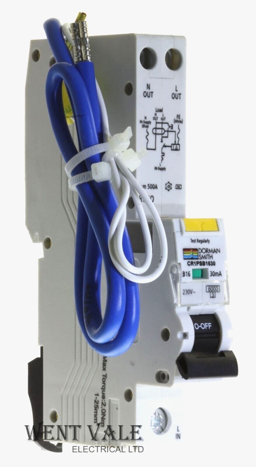 Dorman Smith Load-Pro - CR1PSB1630 - 16a 30mA Type B AC Class RCBO