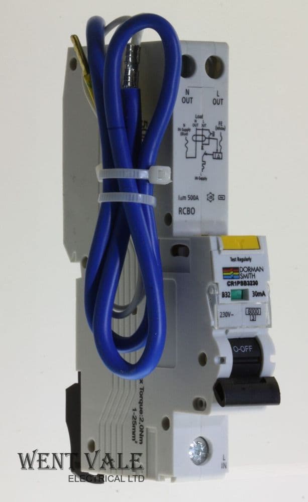 Dorman Smith Load-Pro - CR1PSB3230 - 32a 30mA Type B AC Class RCBO