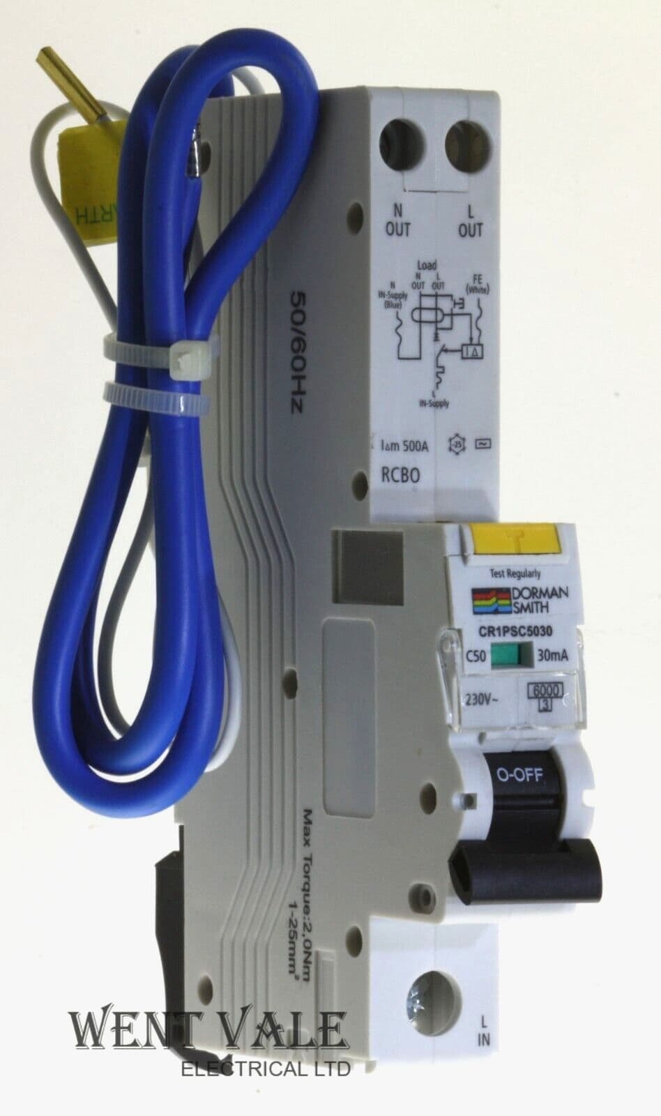 Dorman Smith Load-Pro - CR1PSB5030 - 50a 30mA Type B AC Class RCBO