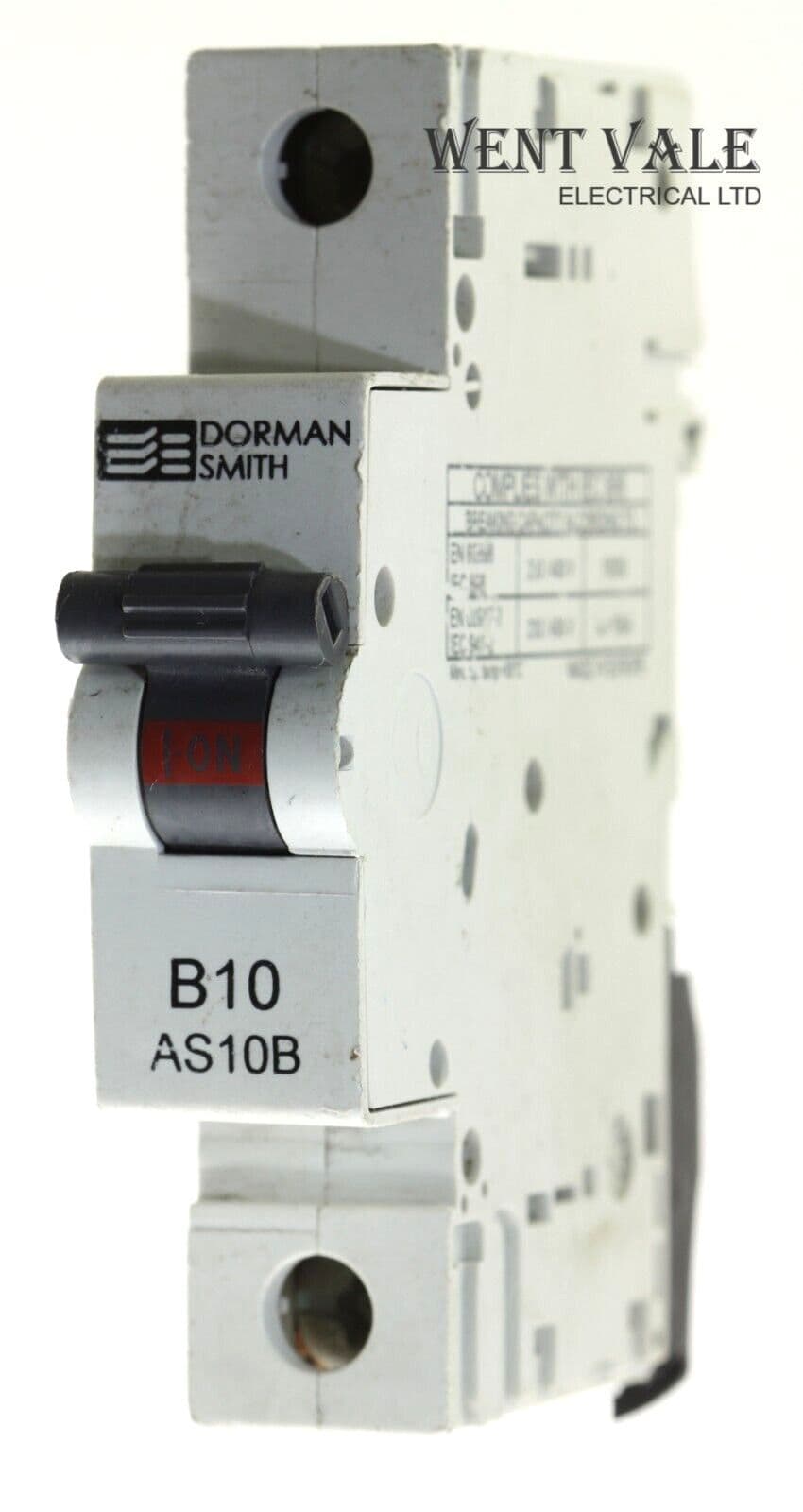 Dorman Smith Loadlimiter - AS10B - 10a Type B Single Pole MCB Used