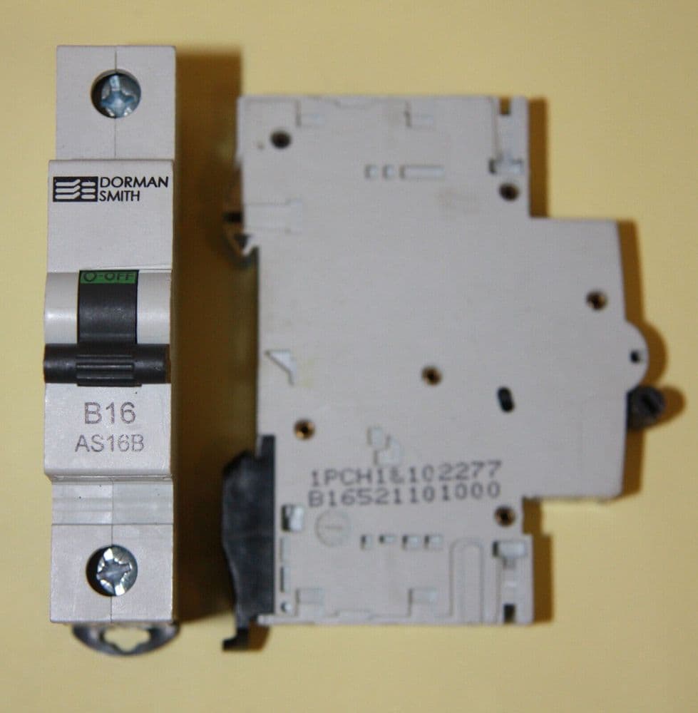 Dorman Smith Loadlimiter - AS16B - 16a Type B Single Pole MCB Used