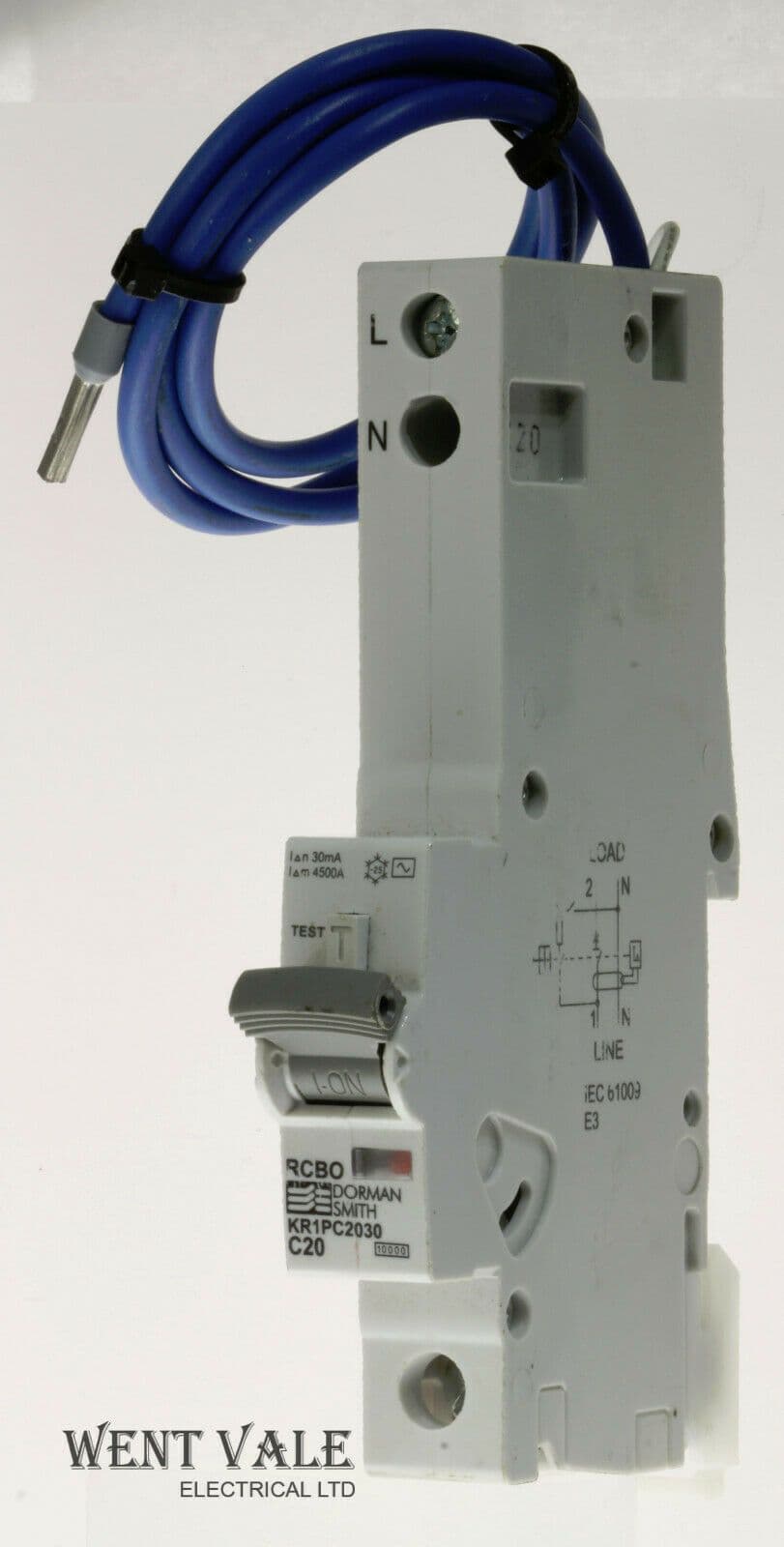 Dorman Smith Loadlimiter - KR1PC2030 - 20a 30mA Type C Single Pole K ...