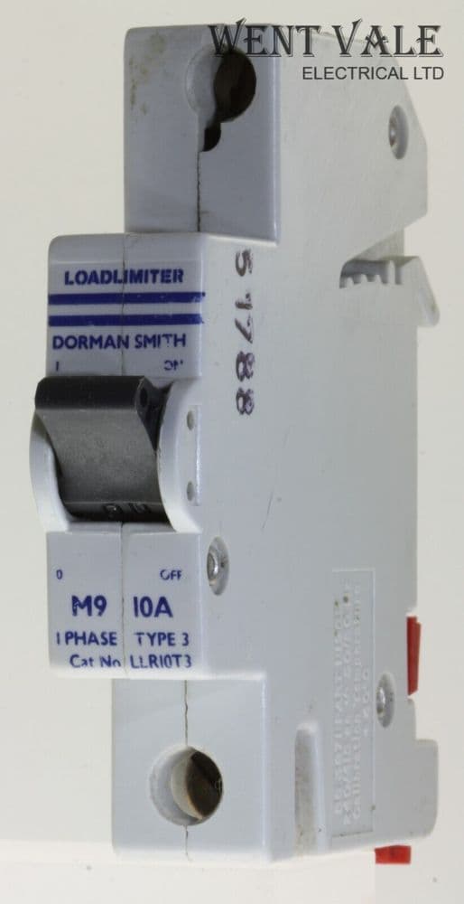 Dorman Smith Loadlimiter - LLR10T3 - 10a Type 3 Single Pole MCB Used