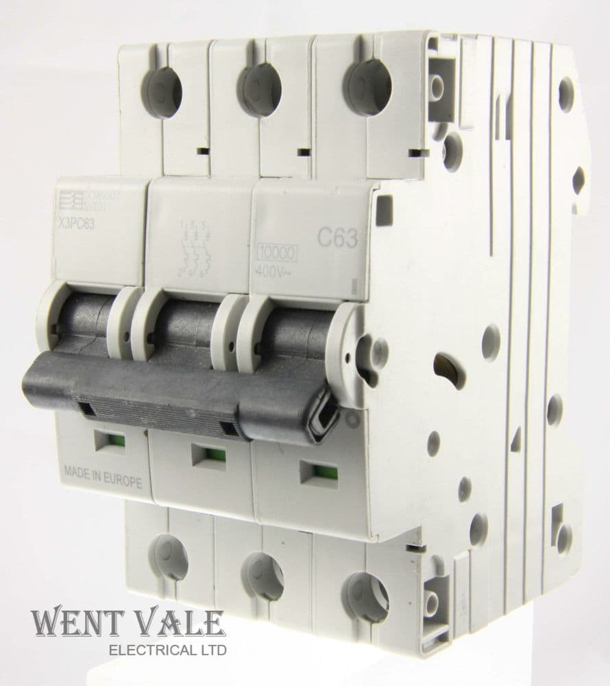 Dorman Smith Loadlimiter XS - X3PC63 - 63a Type C Triple Pole MCB Un-used