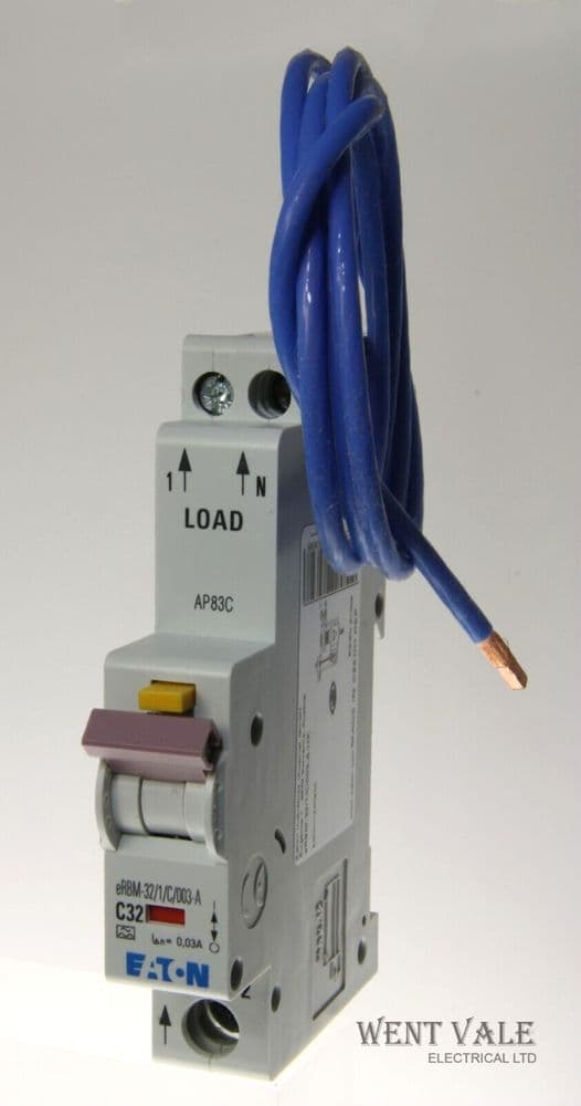 Eaton EMCH132R30C - eRBM-32/1/C/003-A - 32a 30mA Type C Single Pole A ...